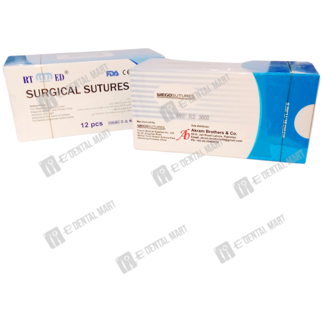 Silk Braided Sutures | Buy Black Silk Braided Sutures Online in Pakistan